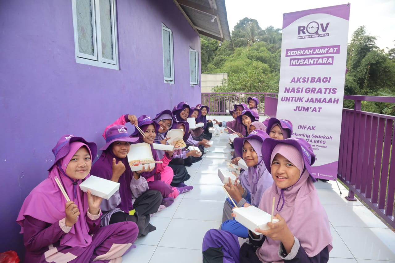 Sedekah Jumat Nusantara RQV Indonesia: Dari Hati Untuk Negeri