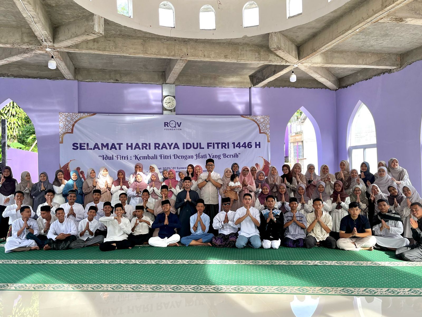 IDUL FITRI BERSAMA KELUARGA BESAR RQV FOUNDATION